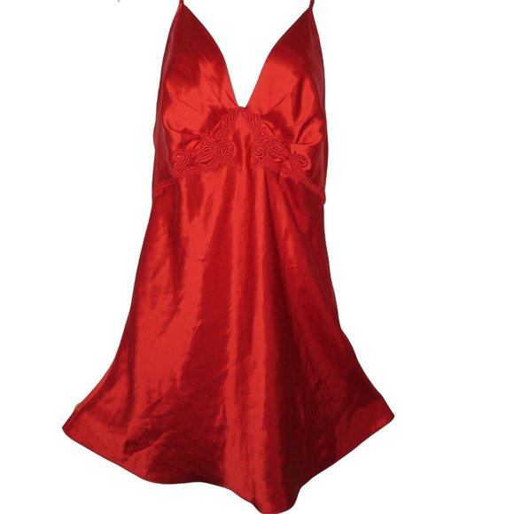 L.A. Intimates | Intimates & Sleepwear | Vintage La Intimates Red Satin ...